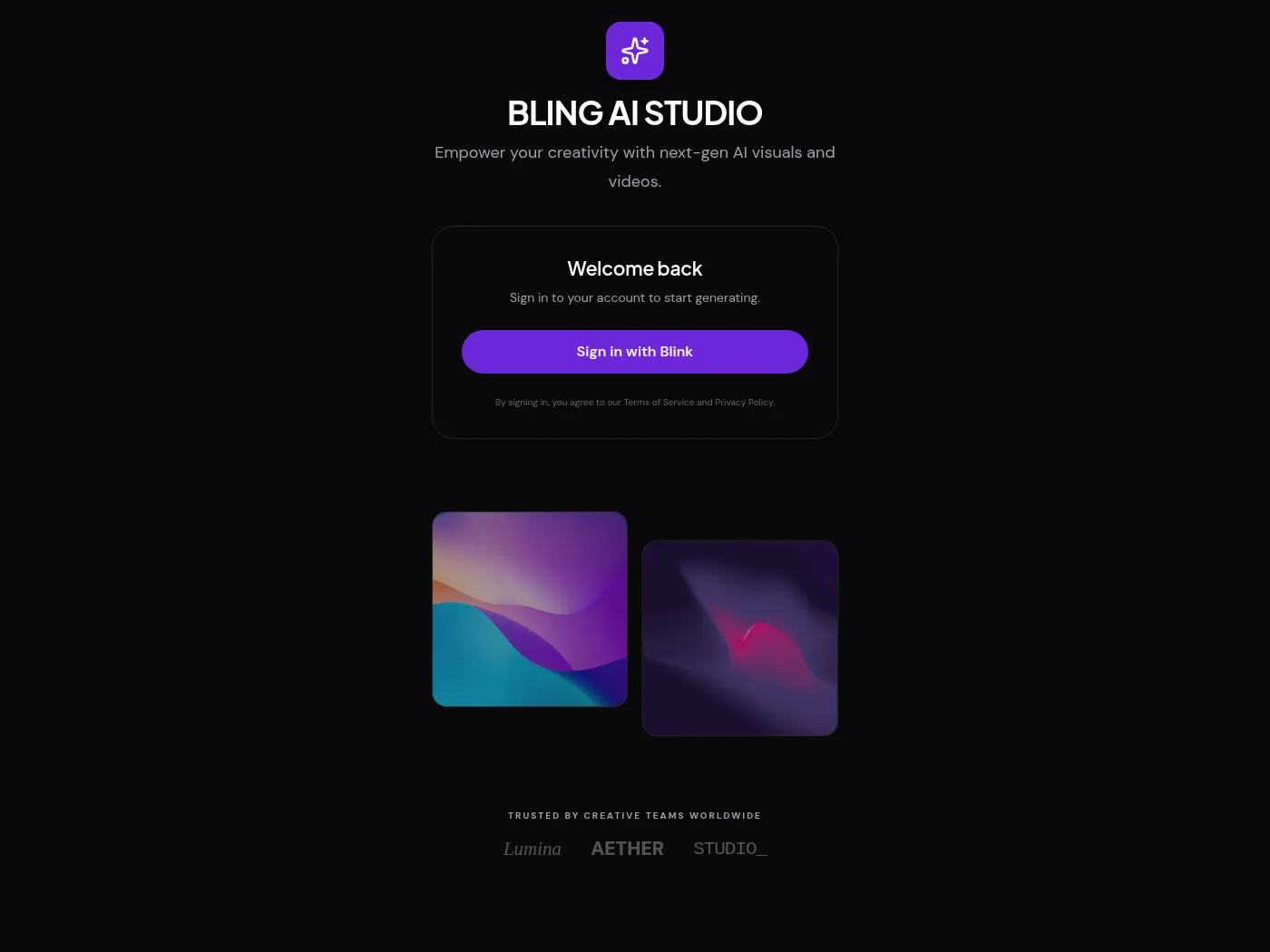 Bling AI Studio