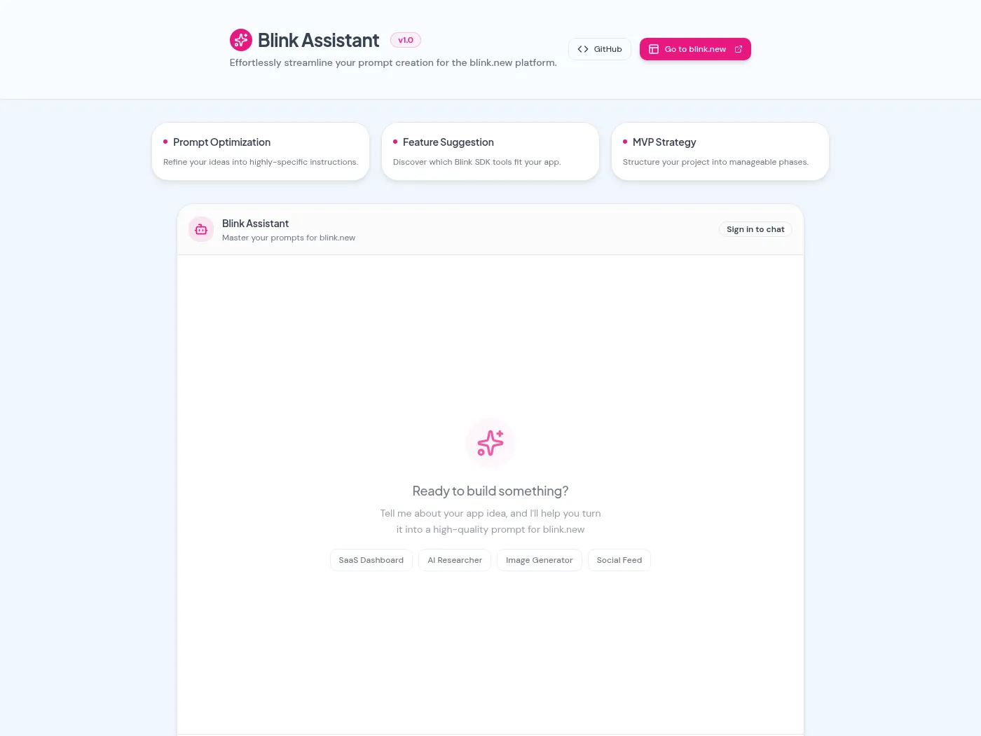 Blink Agent Assistant