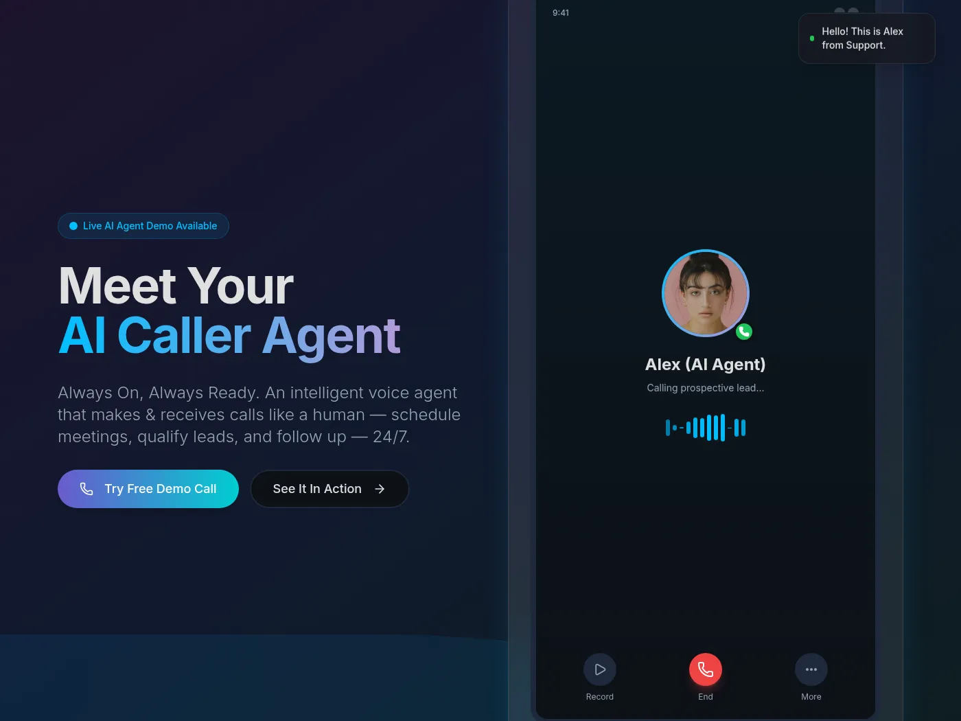 Blink AI Caller Agent