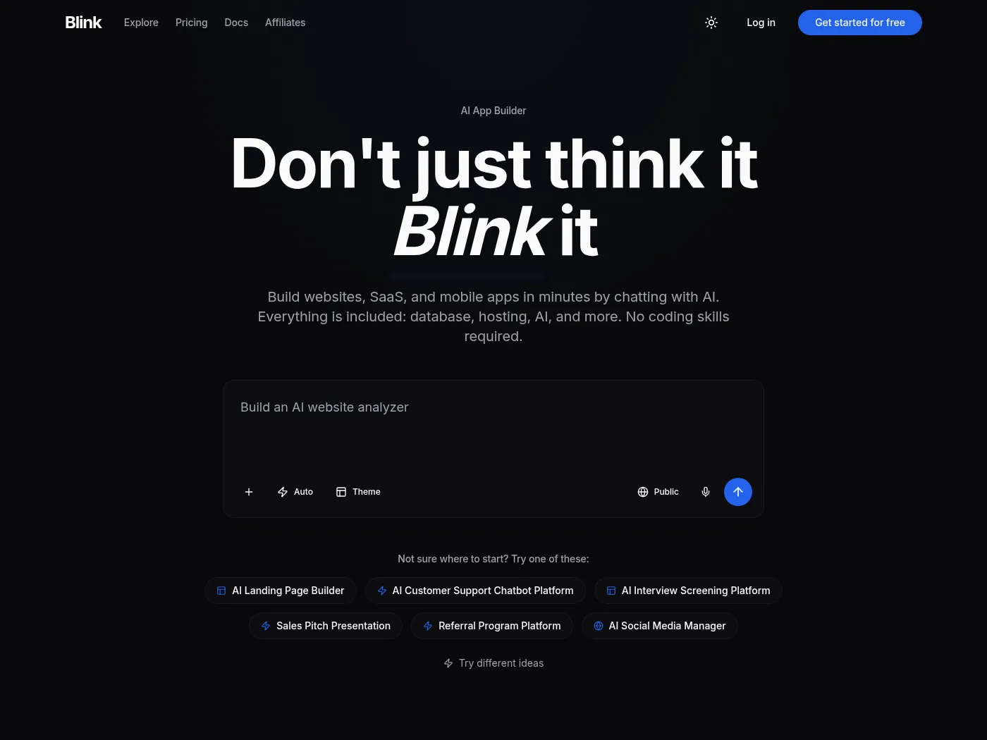 Blink AI Builder