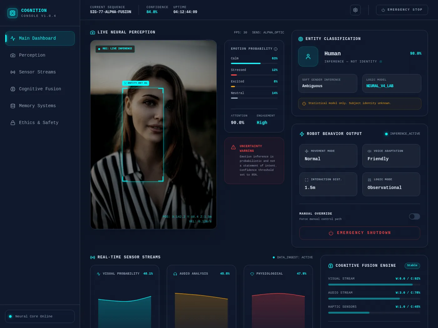 Blink AI Cognition Console