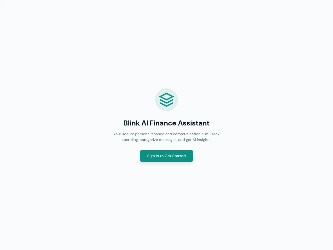 Blink AI Finance Assistant