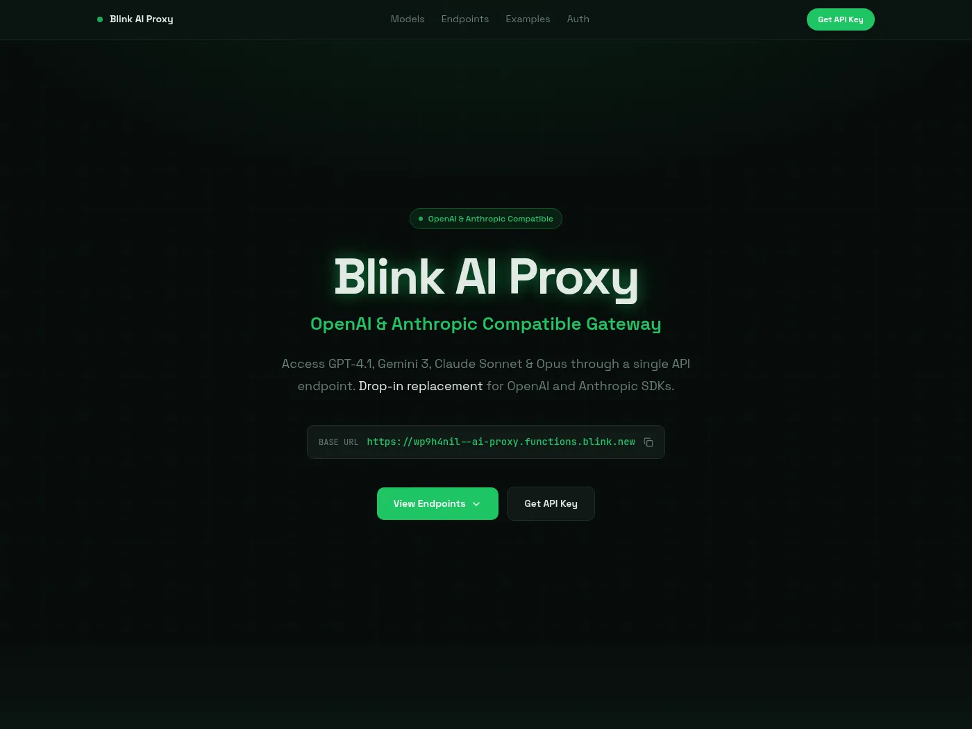 Blink AI Proxy Edge