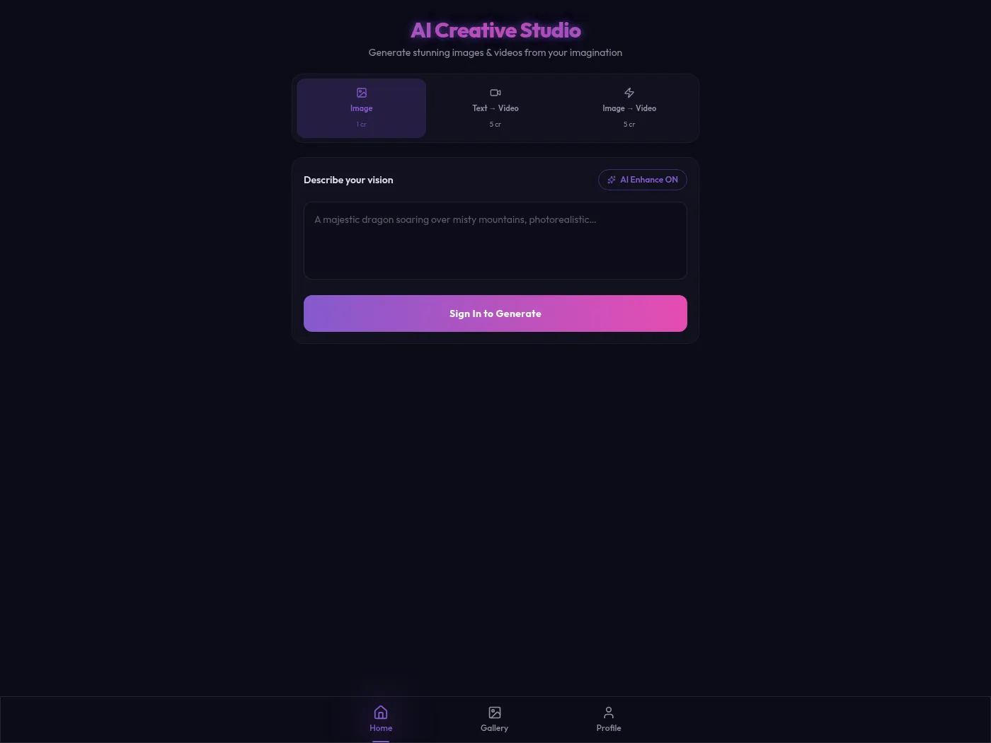 Blink AI Studio