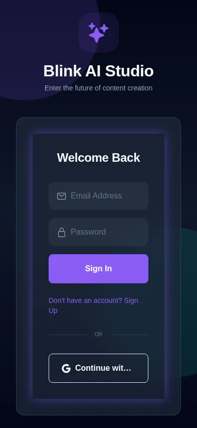 Blink AI Studio
