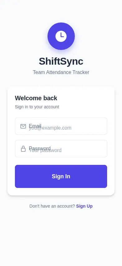 Blink Attendance Mobile