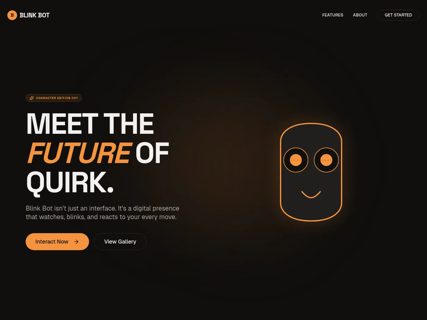 Blink Bot Landing