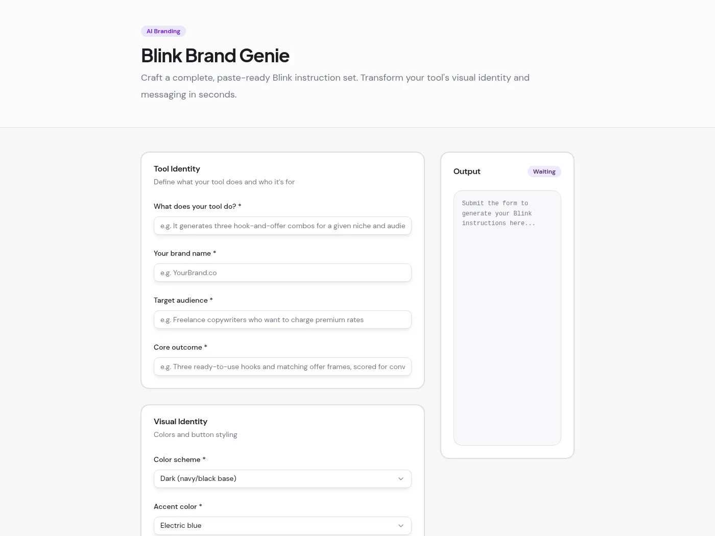 Blink Brand Genie