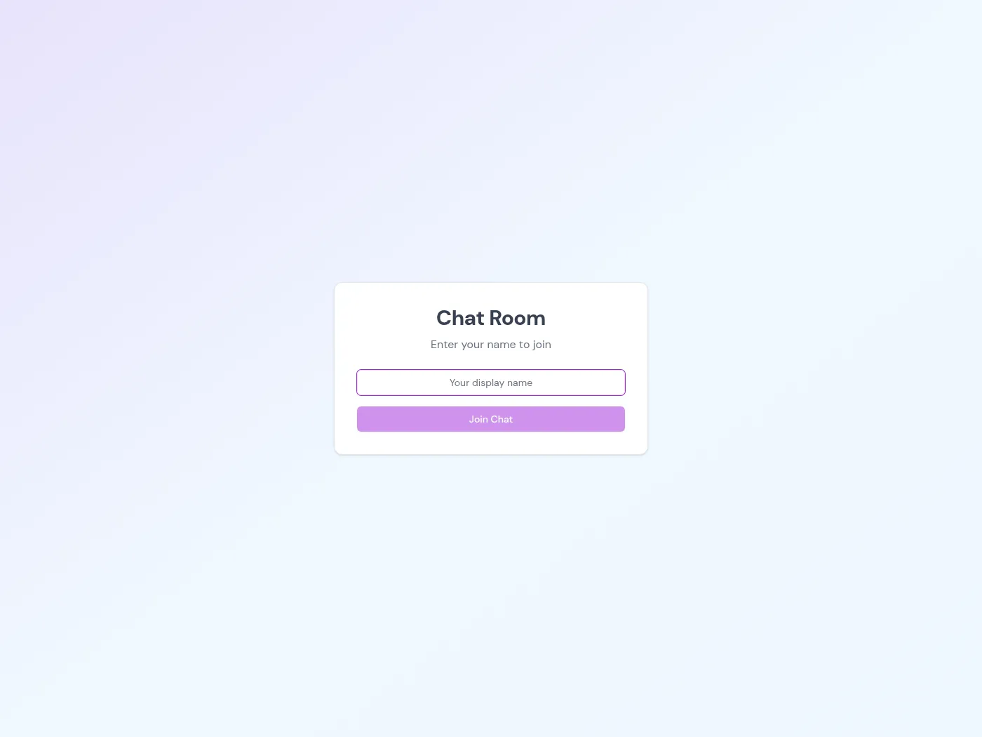 Blink Chat Room