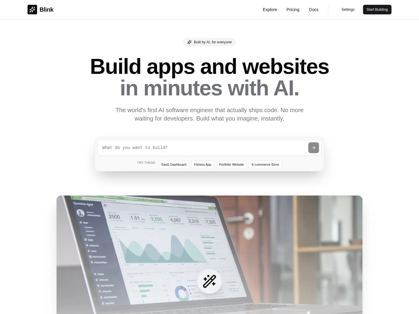 Blink Web Clone