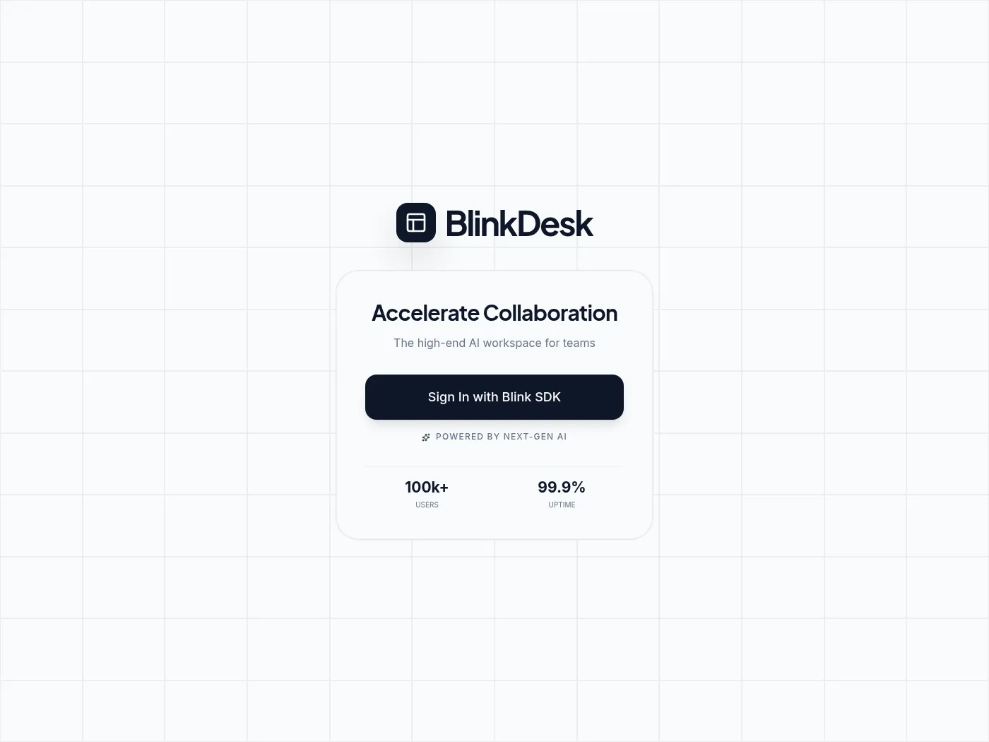 Blink Collaborative Desk