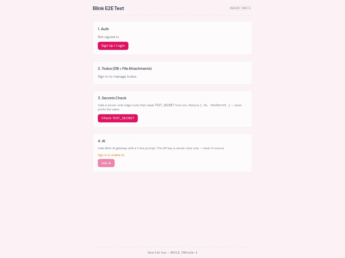 Blink E2E Test App