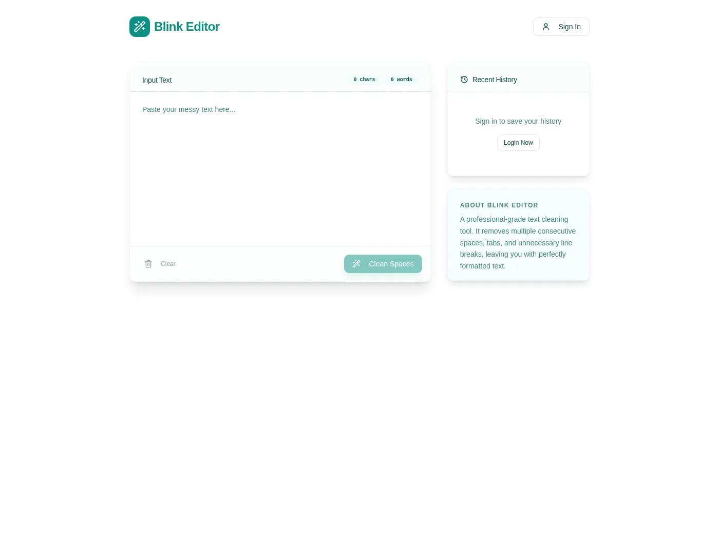 Blink Editor