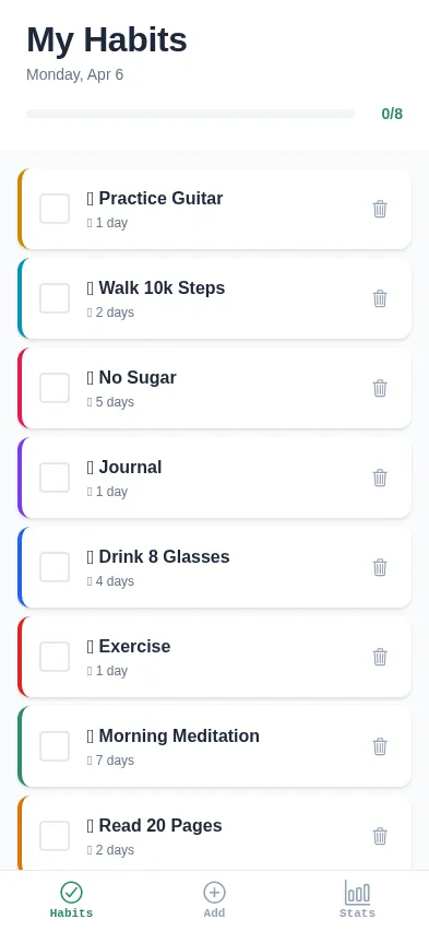 Blink Habit Tracker