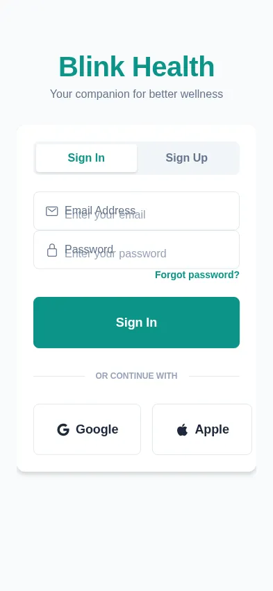 Blink Health Coach App
