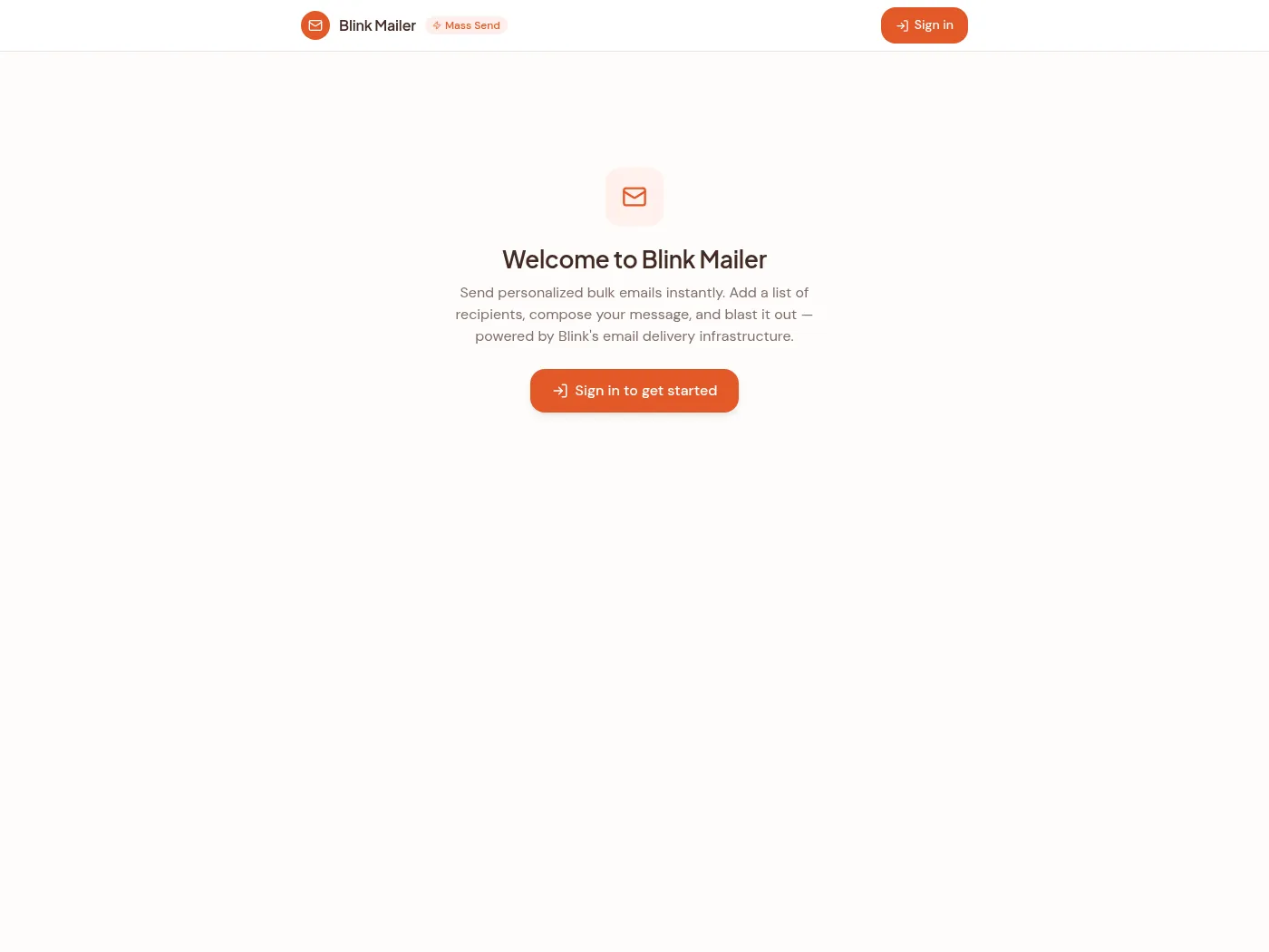 Blink Mailer
