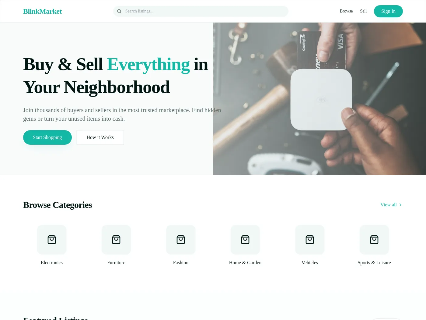 Blink Marketplace MVP