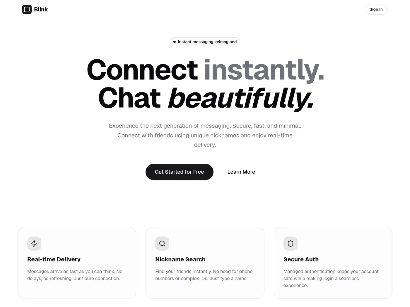 Blink Messenger