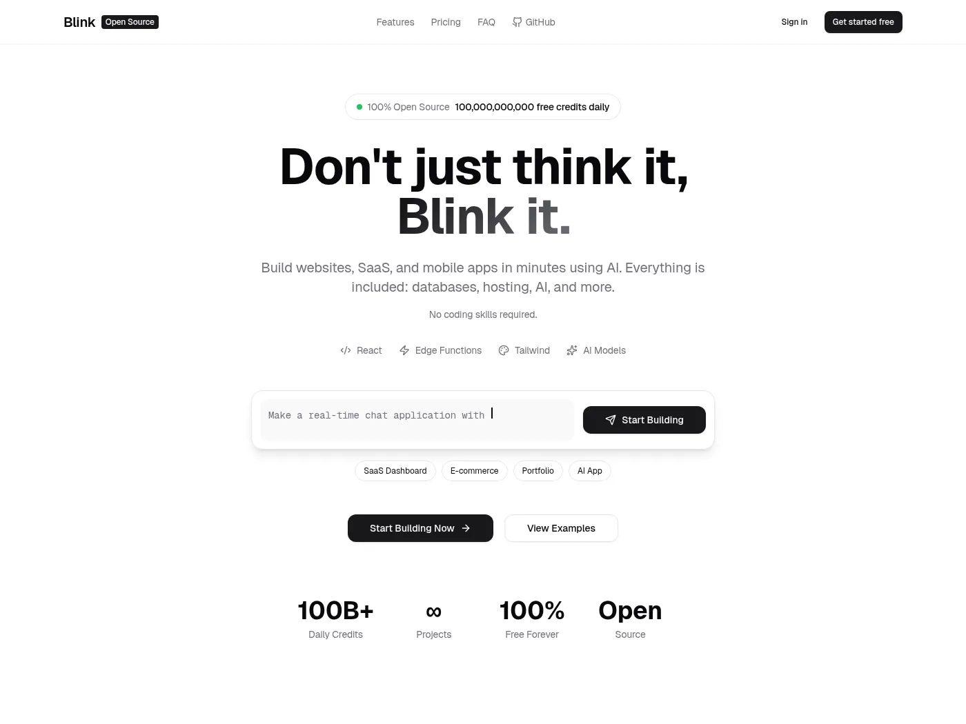Blink New Open Source