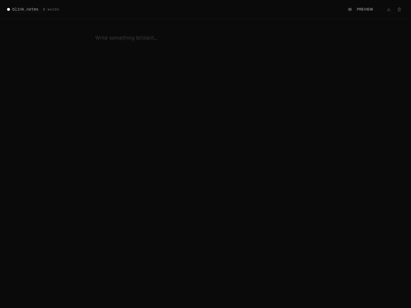 Blink.new Web Clone