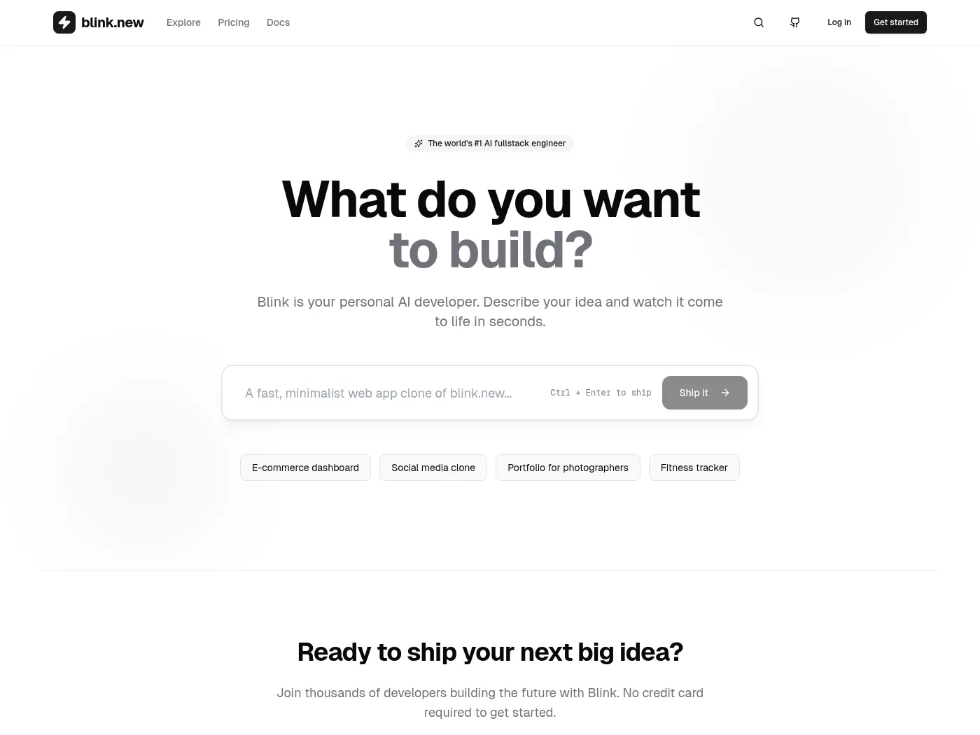 Blink.new Web Clone