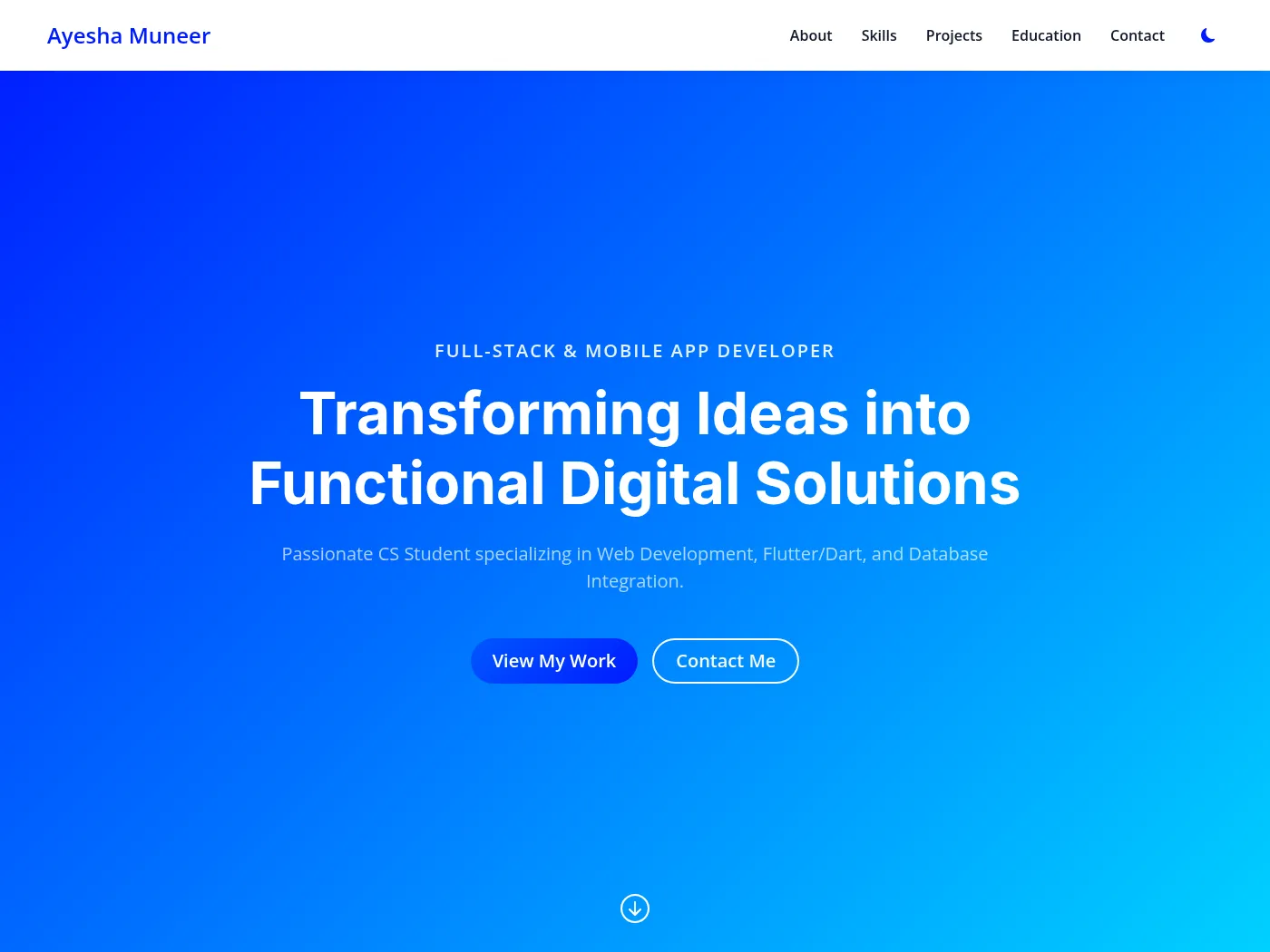 Blink Portfolio Site