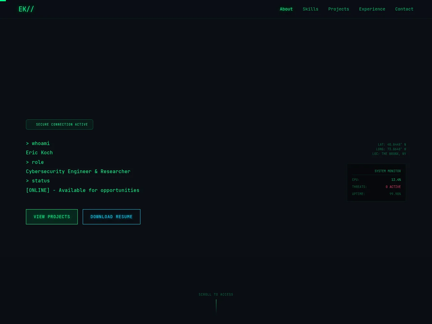 Blink Portfolio Site