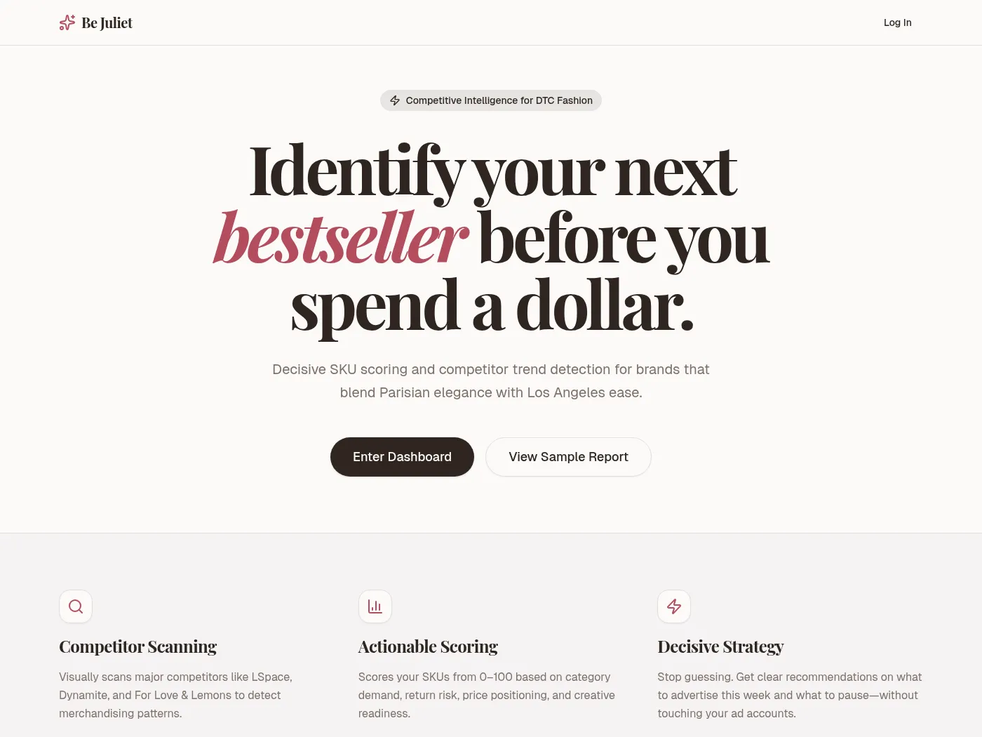 Blink Product Advisor
