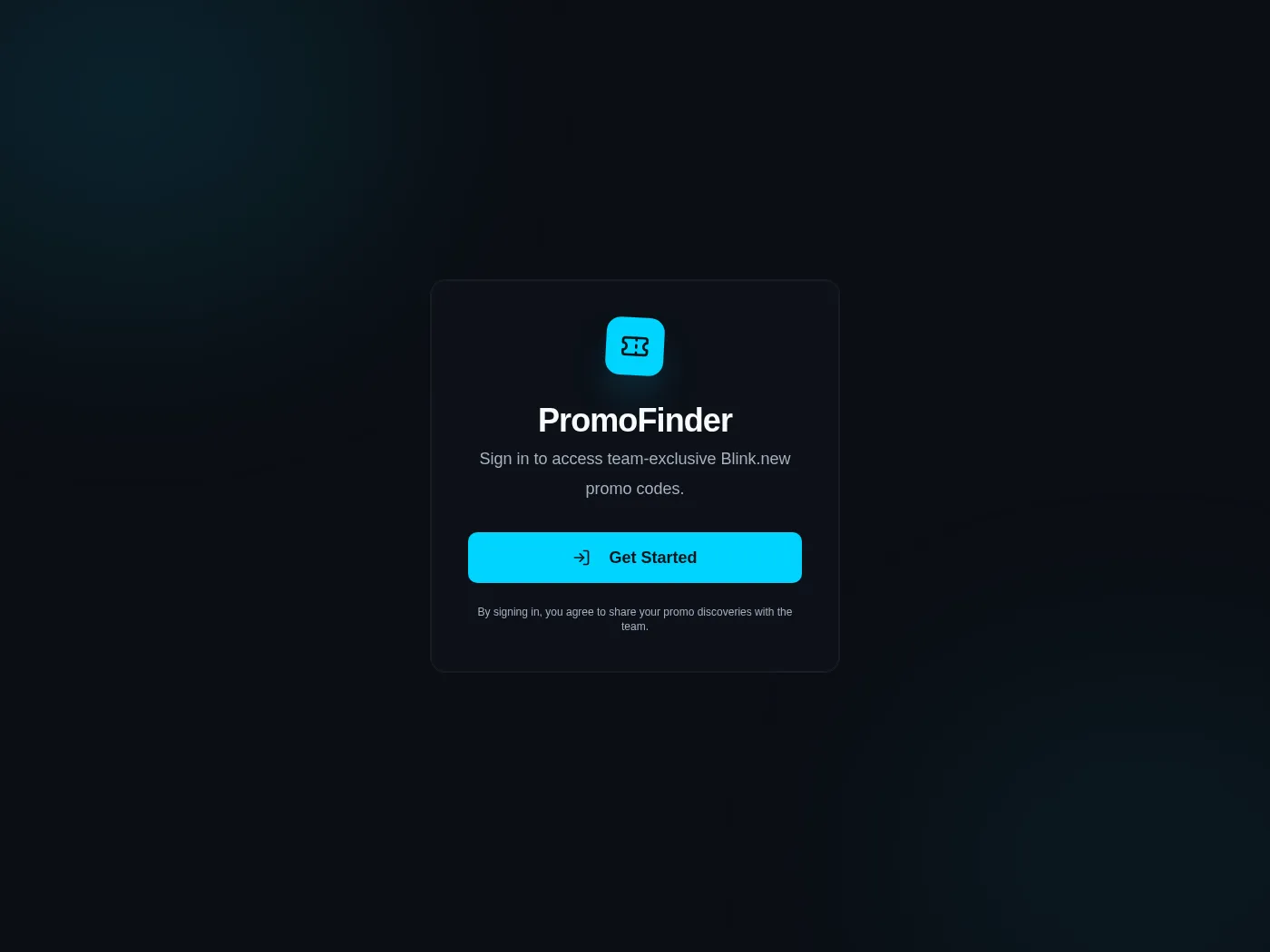 Blink.new Promo Finder