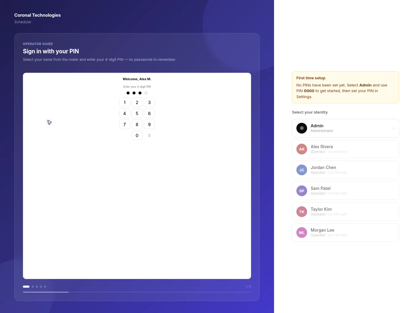 Blink Prompt Scheduler