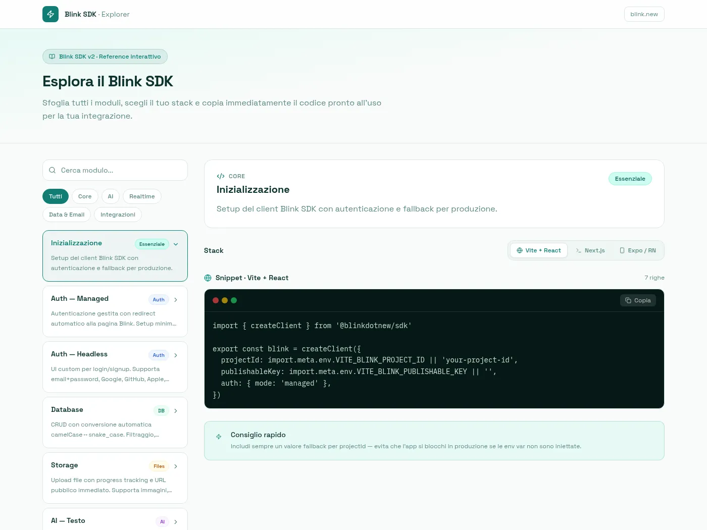 Blink SDK Accessor