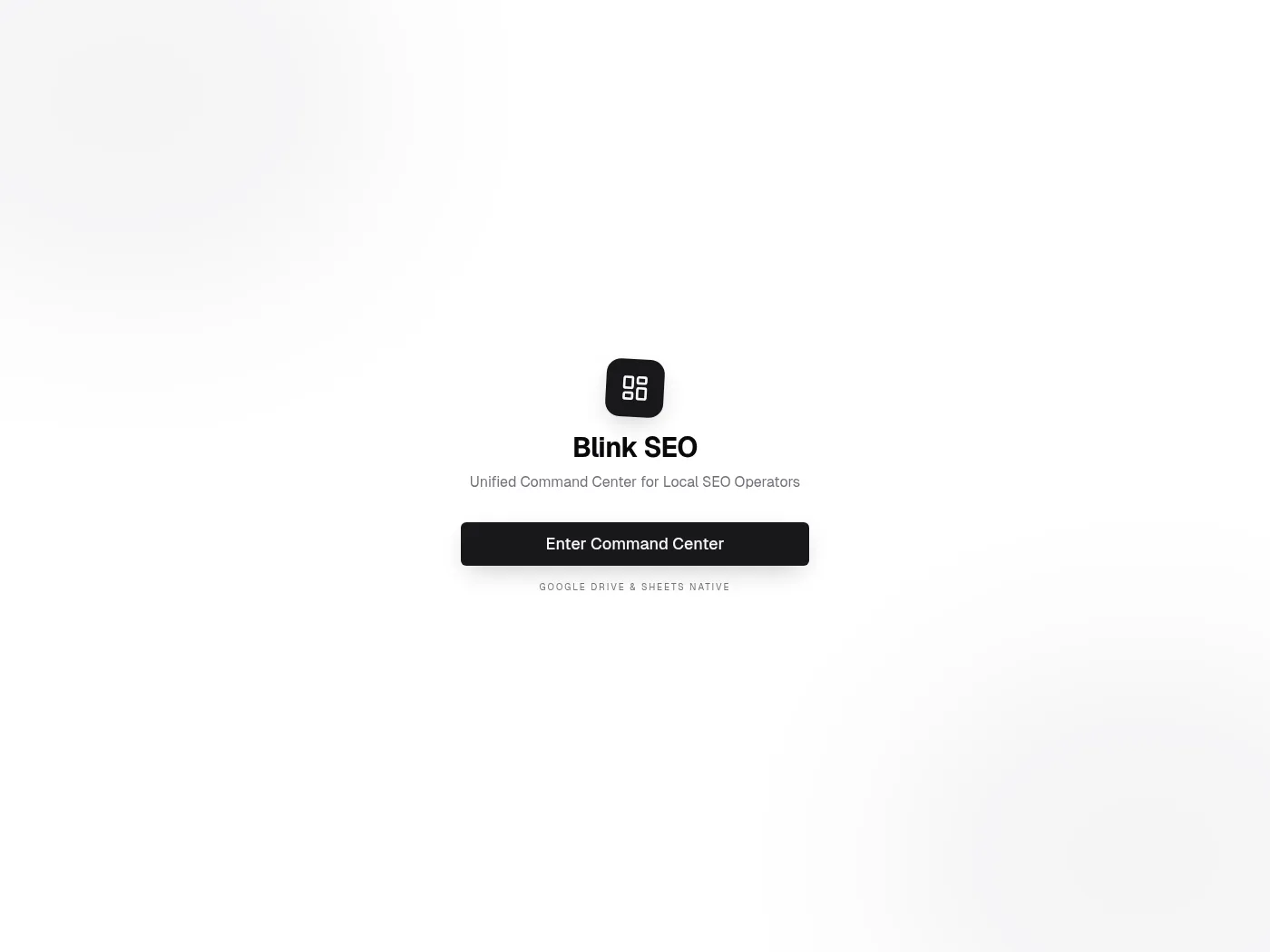 Blink SEO Command Center