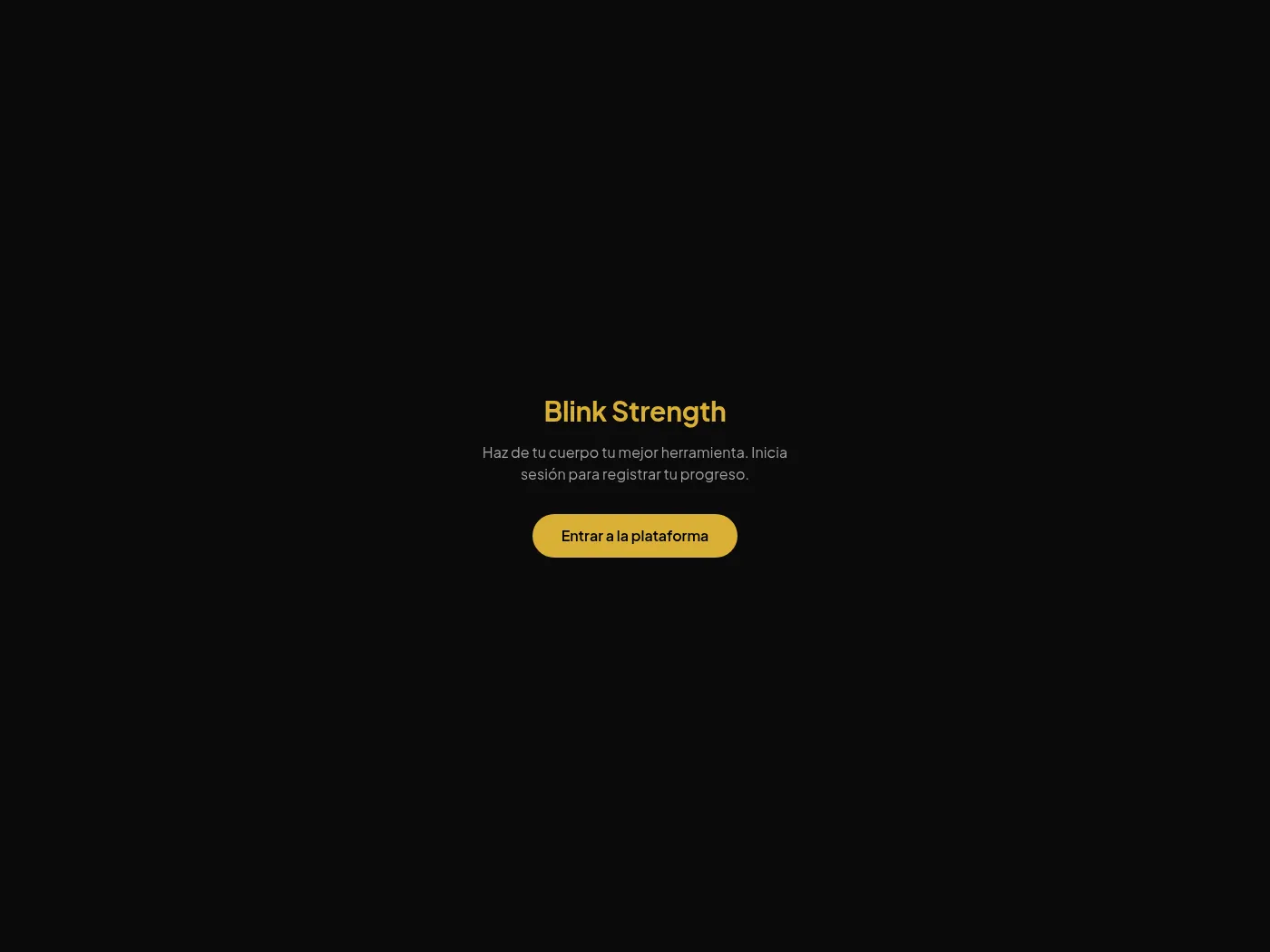 Blink Strength Platform