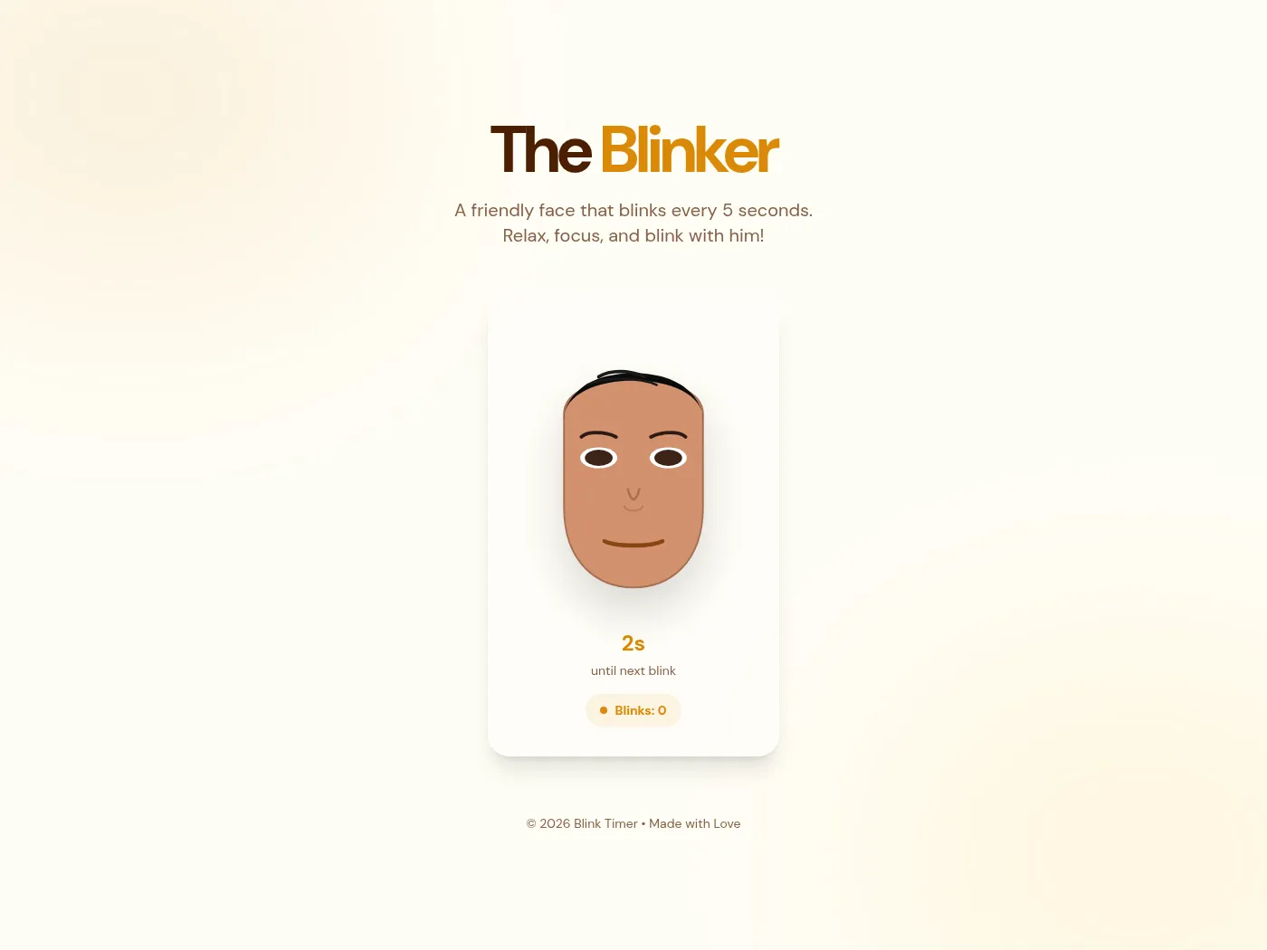 Blink Timer Web App