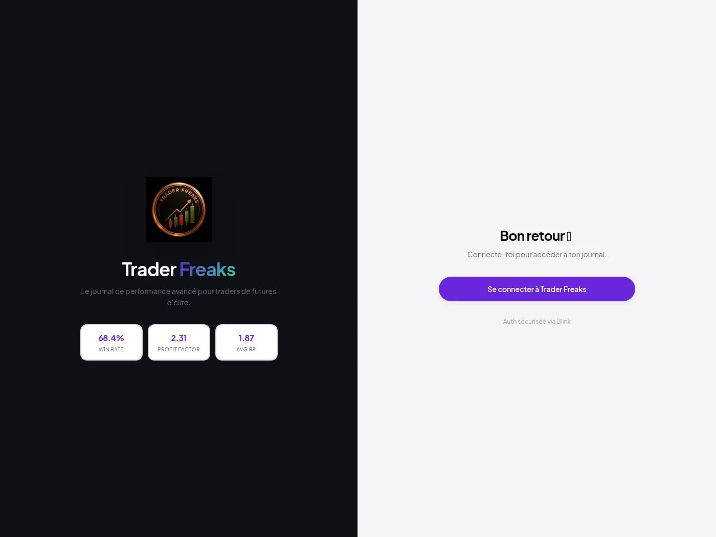 Blink Trading Journal