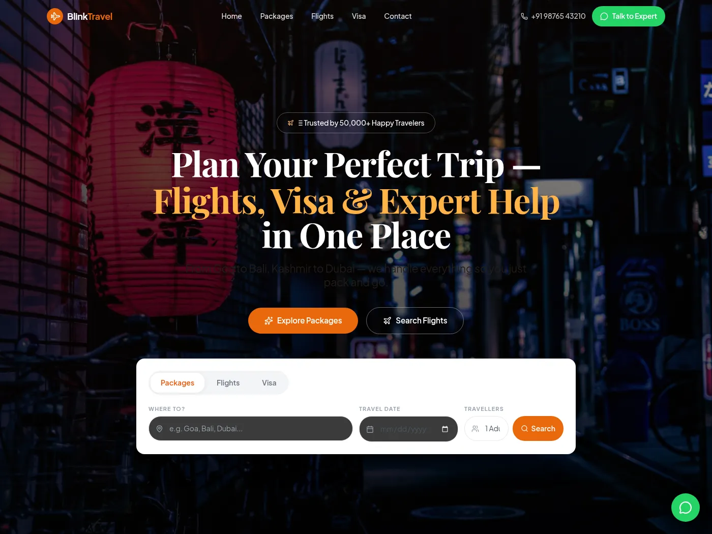 Blink Travel Platform