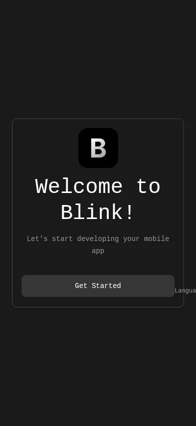 BLINK Español UI