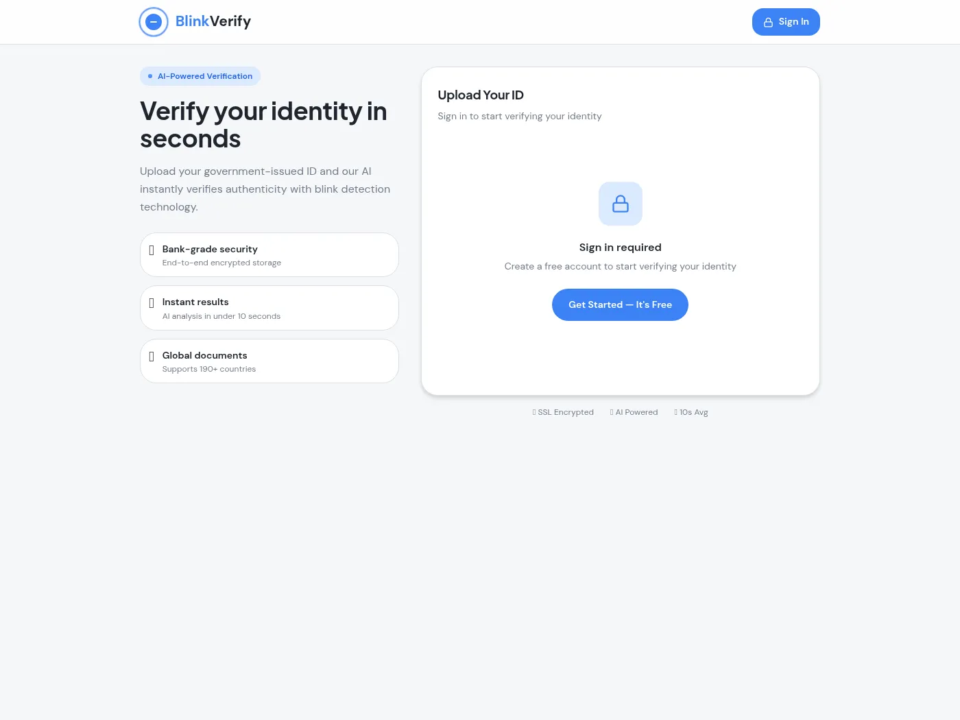Blink Verification App