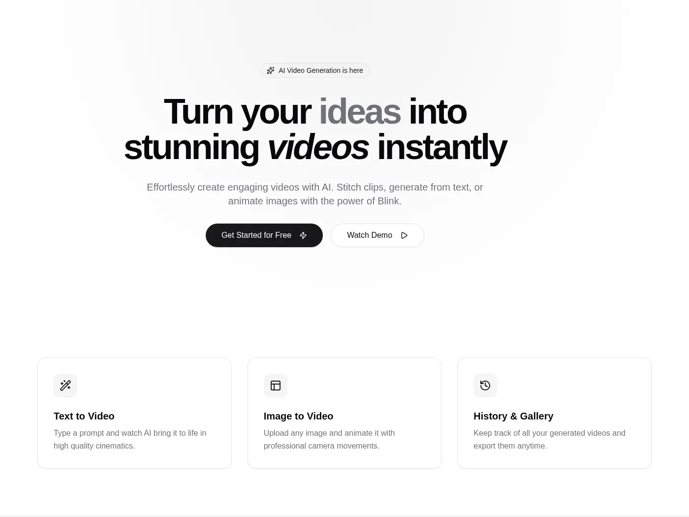 Blink Video Maker
