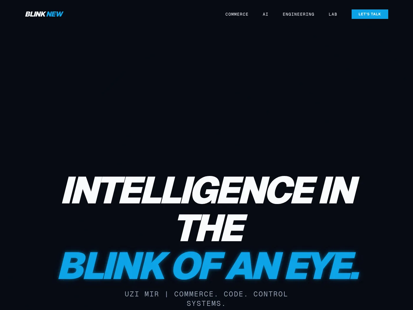 Blink New Visionary Engine
