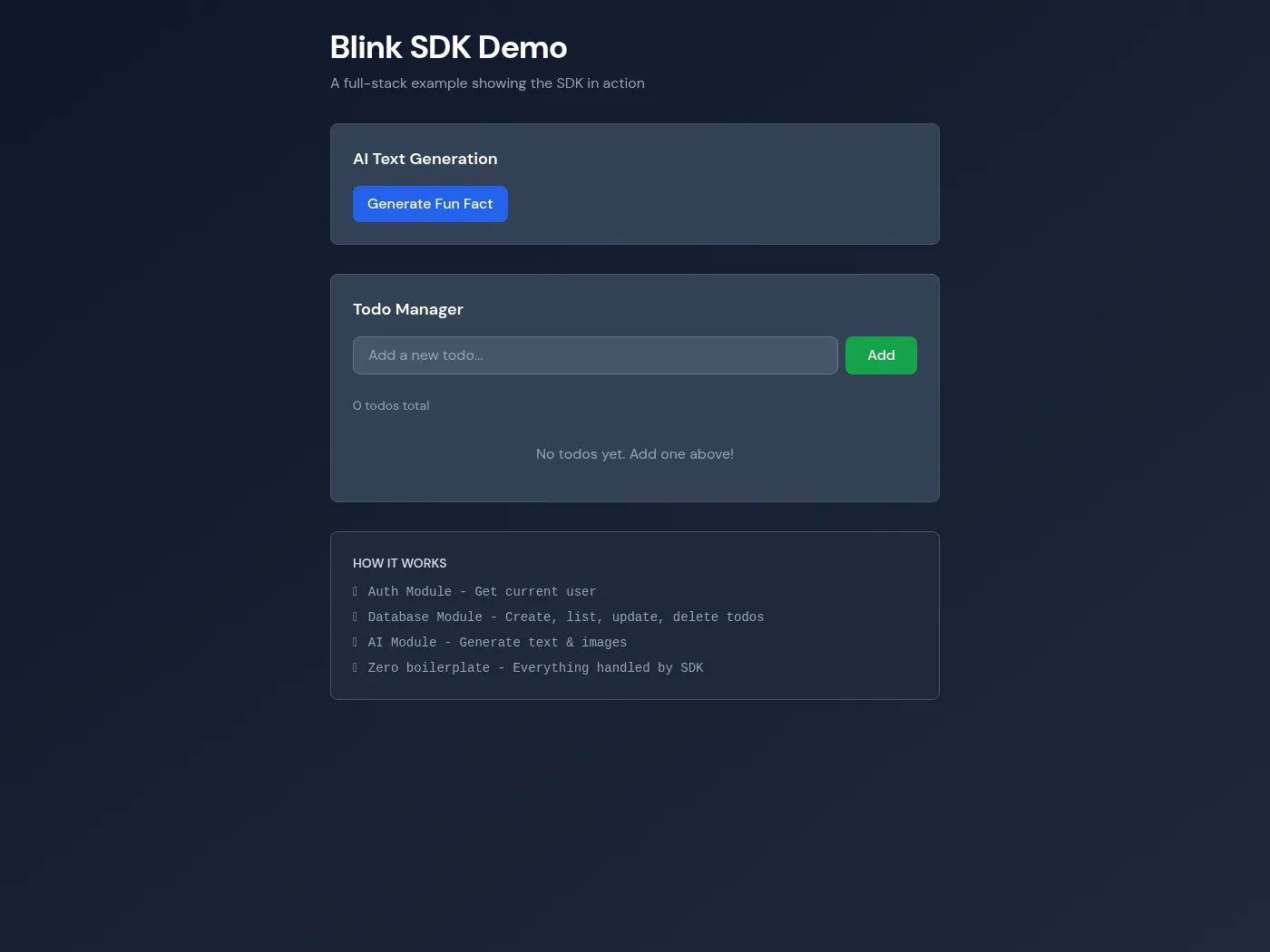 BlinkAI SDK System