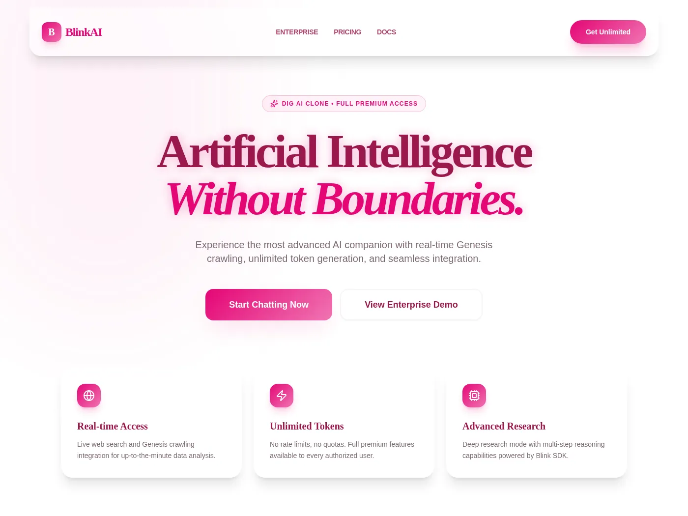 BlinkAI Unlimited Access
