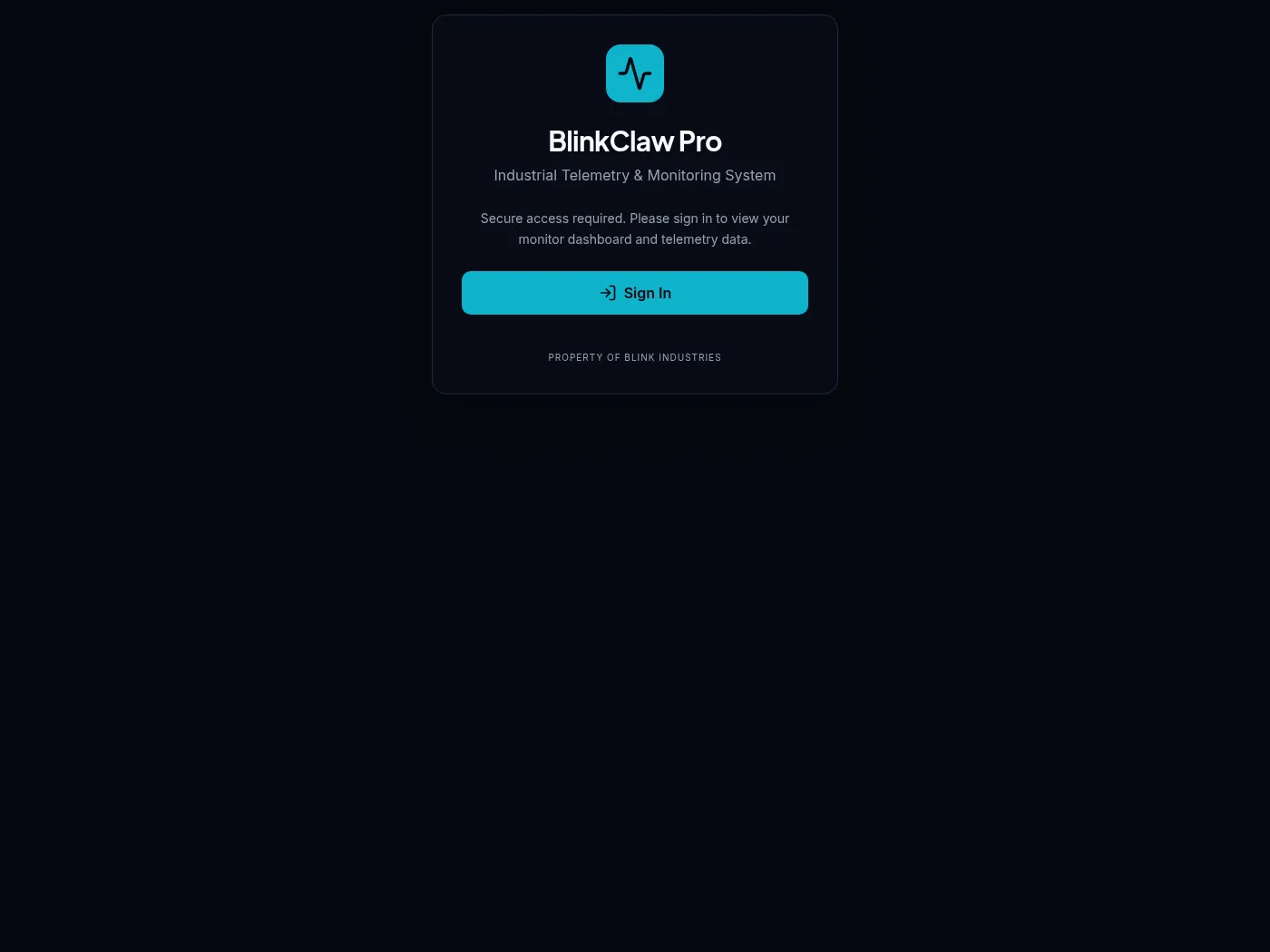 BlinkClaw Pro Monitor