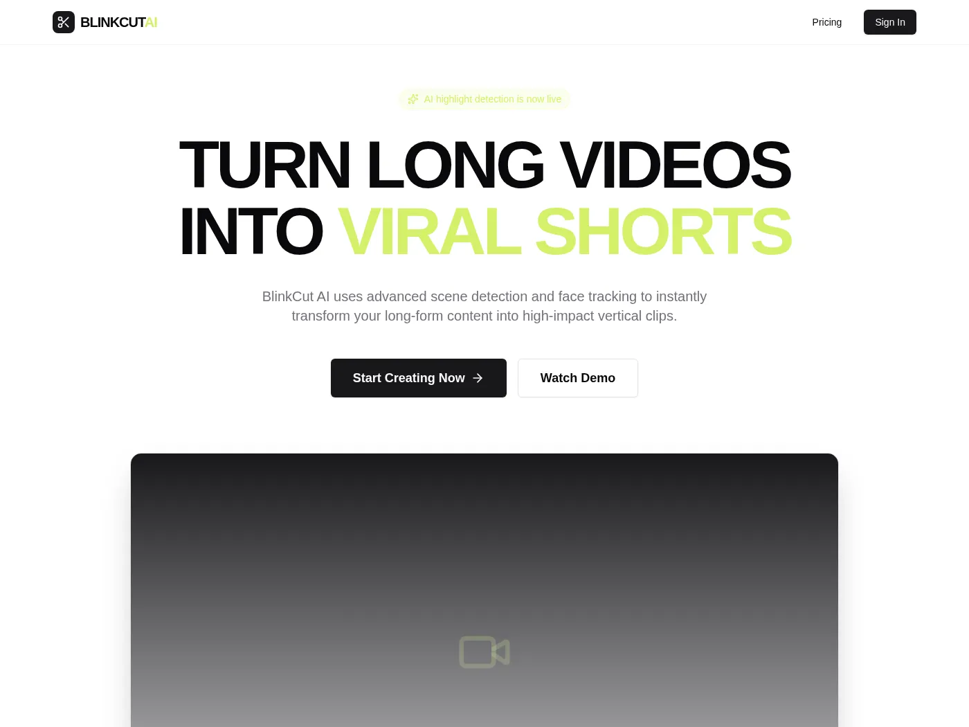 BlinkCut AI Studio