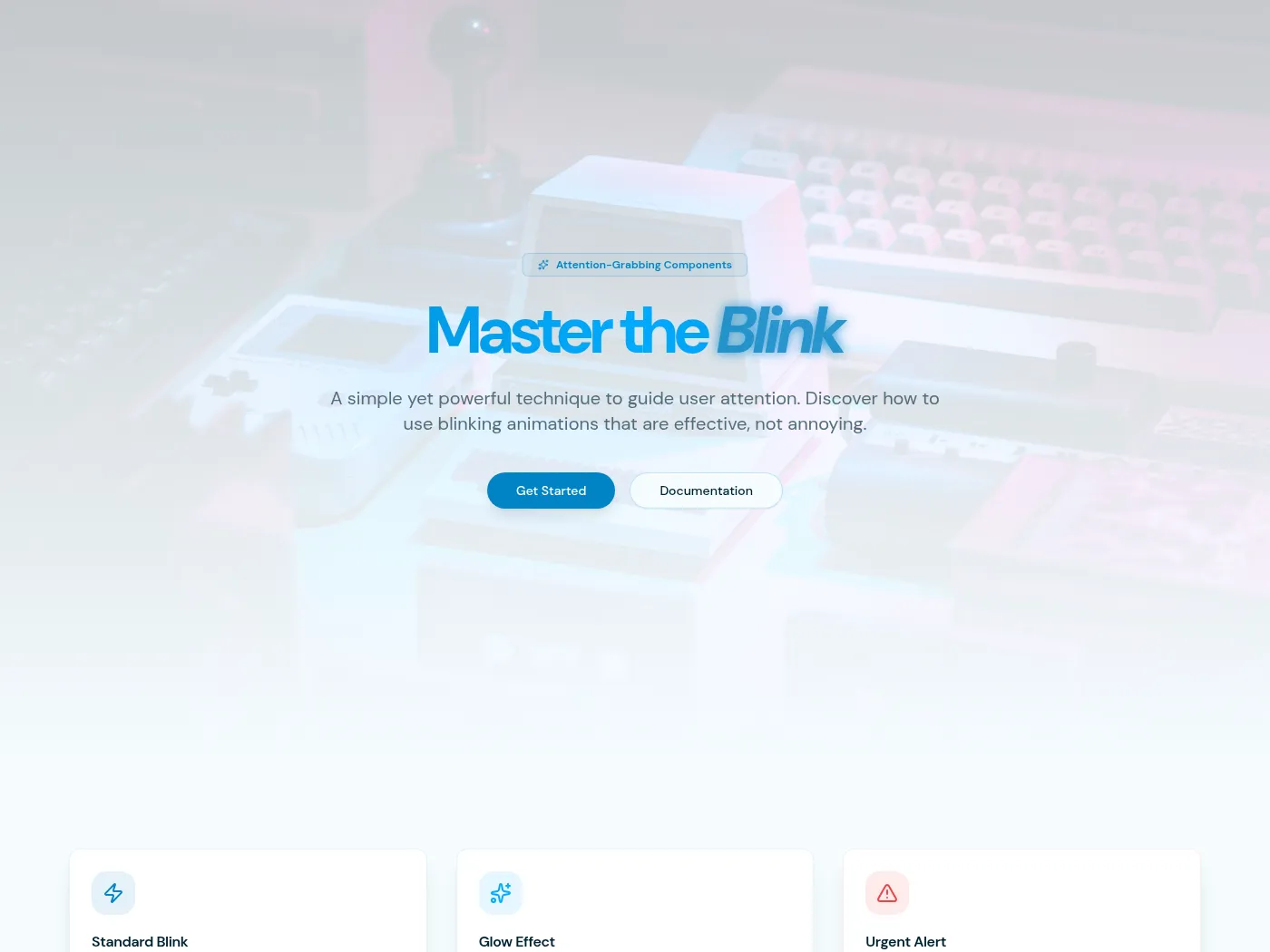 Blinking Text Demo