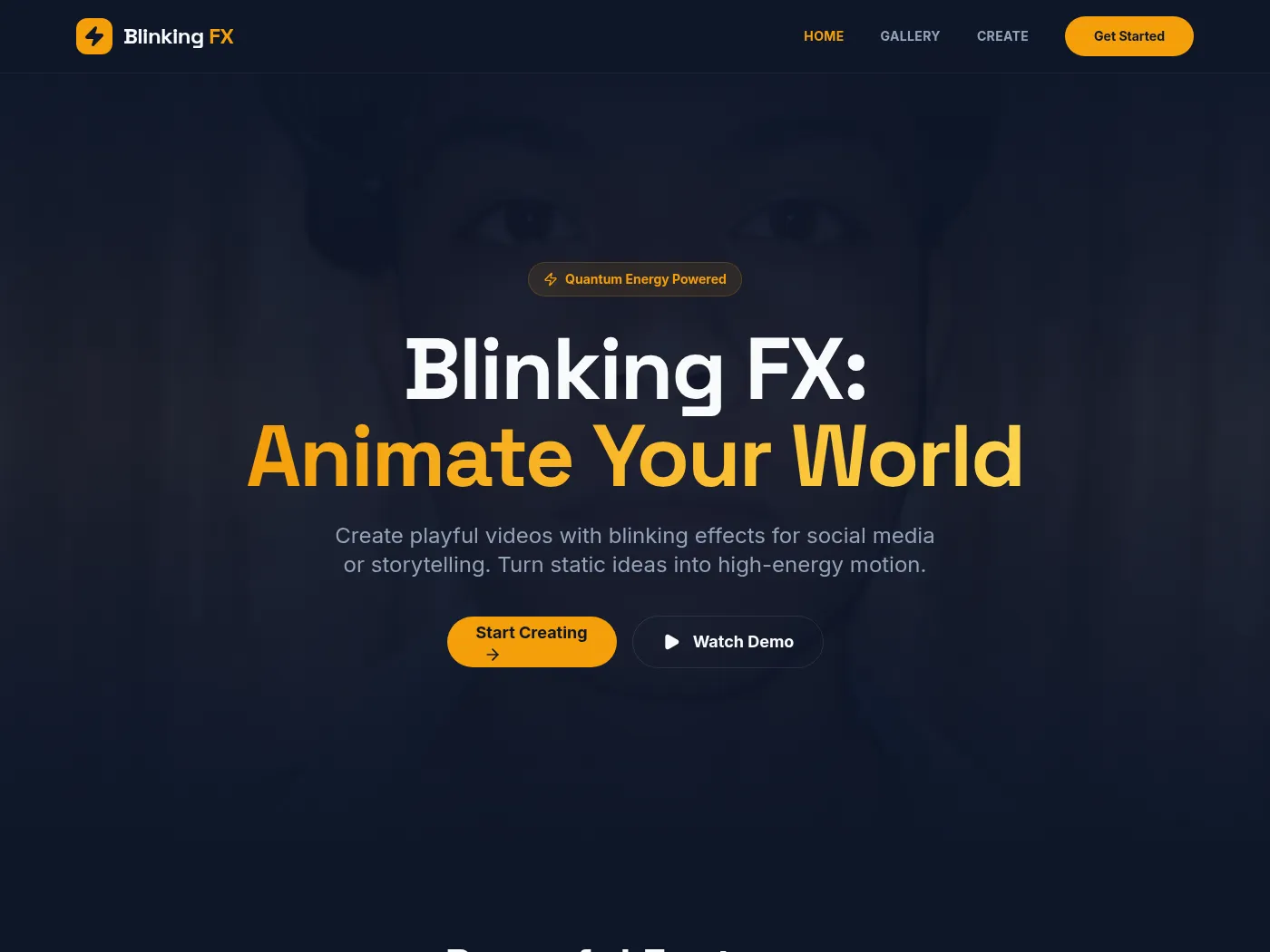 Blinking Video FX