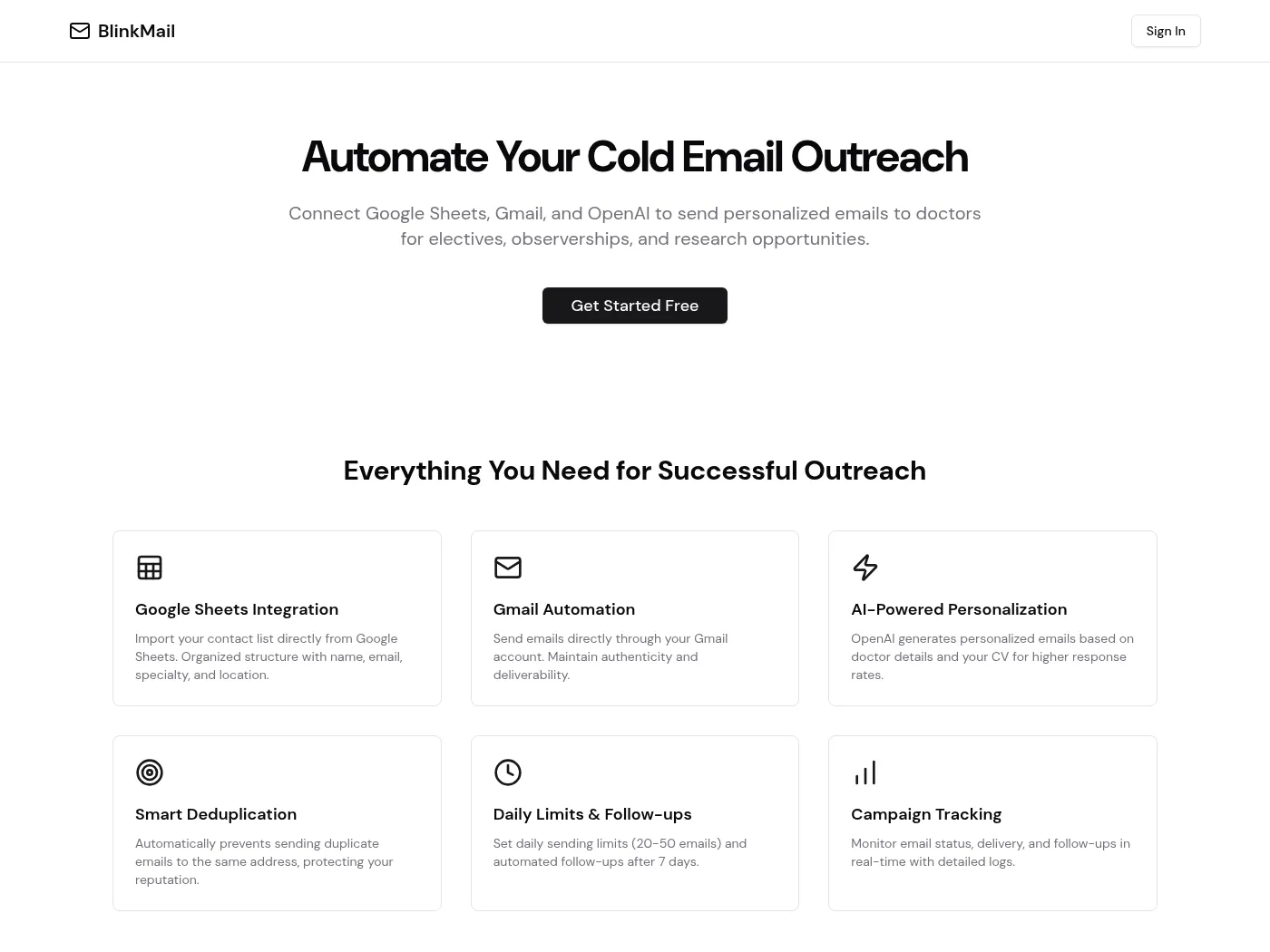 BlinkMail Automation