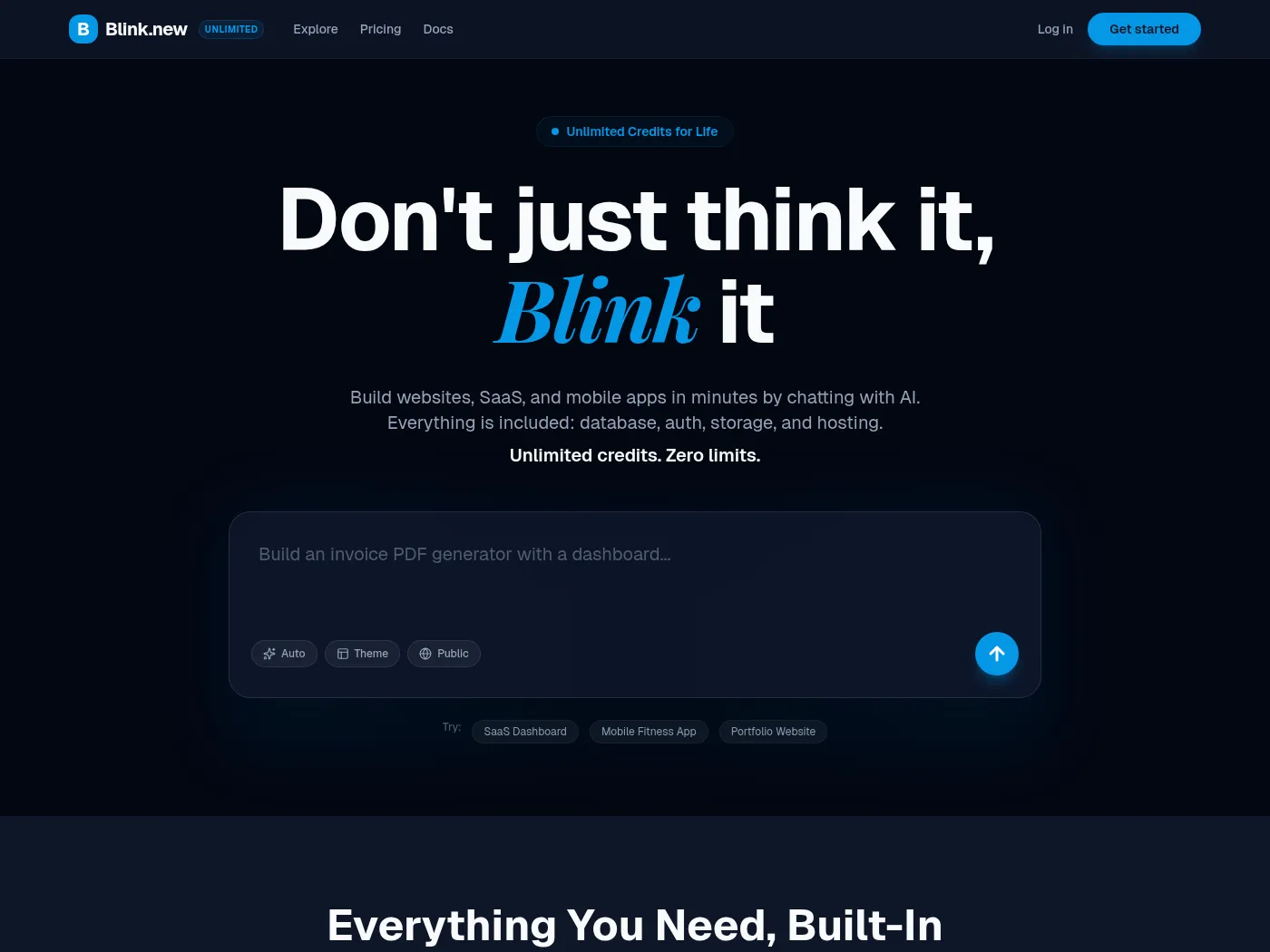 Unlimited Blink New