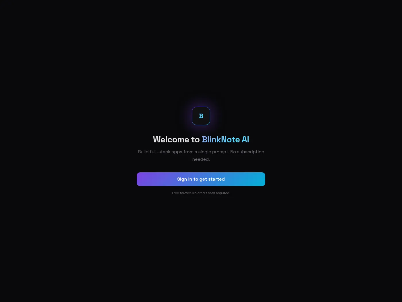 BlinkNote AI Clone
