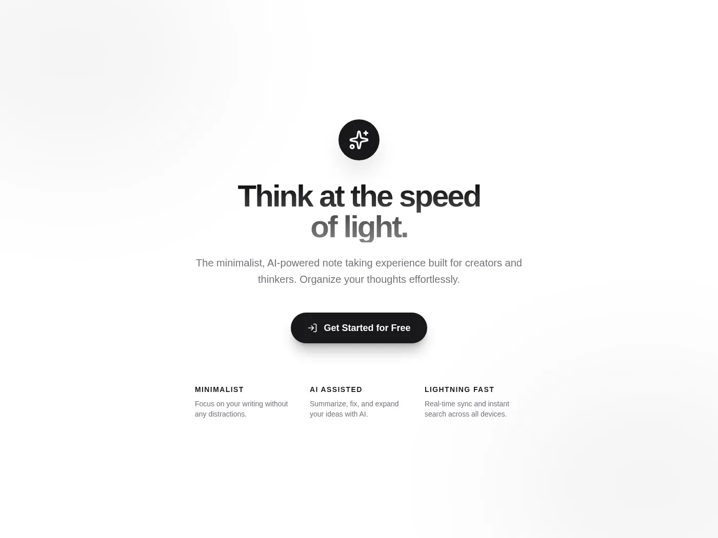 BlinkNote Clone